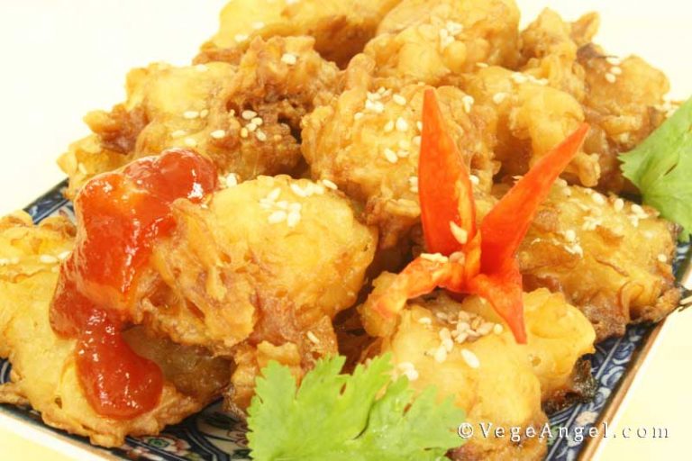 Vegetarian Recipe: Fried Snow Mushrooms | Vege Angel