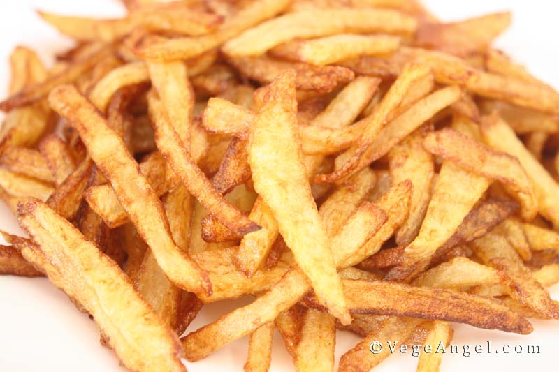 Vegetarian Recipe: Potato Fries | Vege Angel