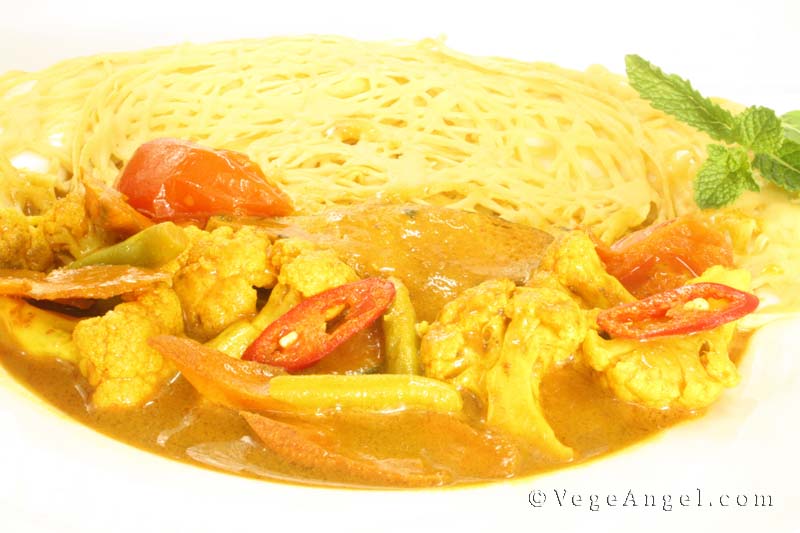 Vegetarian Recipe: Pumpkin Net Crepes | Vege Angel