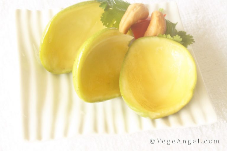 Vegetarian Recipe: Young Mango Pickle | Vege Angel