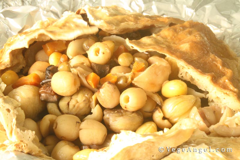 Vegan Recipe: Eight Treasure Soy Parcel | Vege Angel