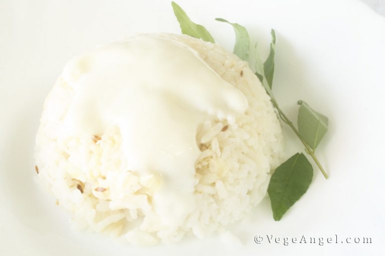 Vegetarian Recipe: Yogurt and Cheese Rice | Vege Angel
