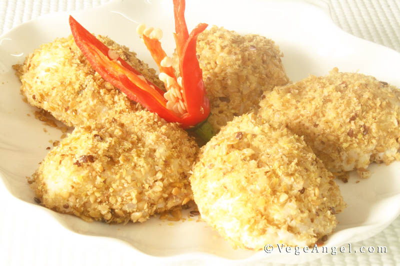 Vegetarian Recipe: Easy Flax Seed Rice | Vege Angel