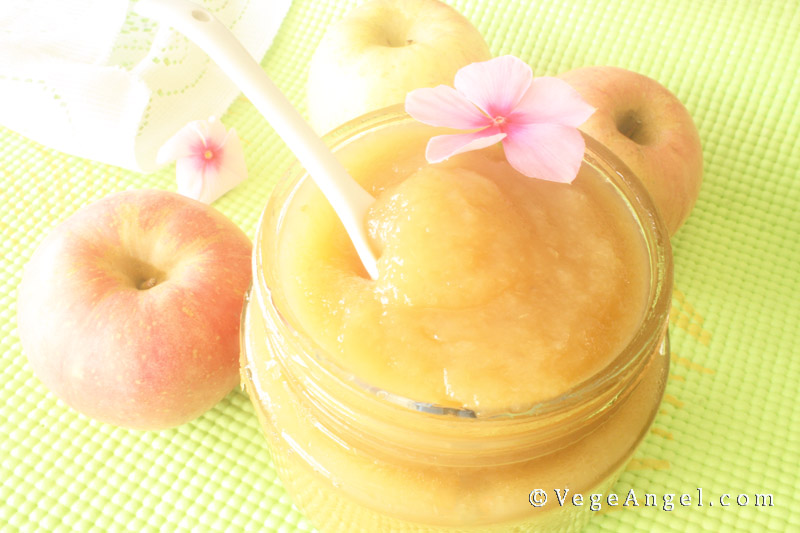 How to Make Natural Apple Jam | Vege Angel