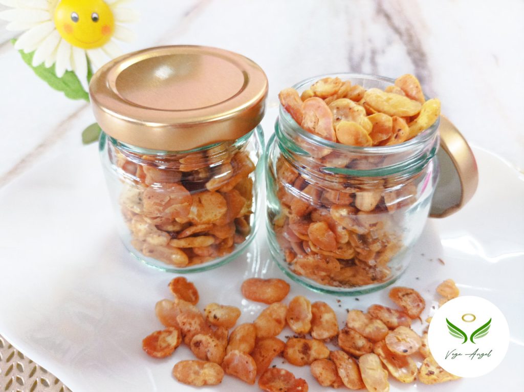 Vegan Recipe: Sichuan Chili Salted Broad Bean Snack | VegeAngel